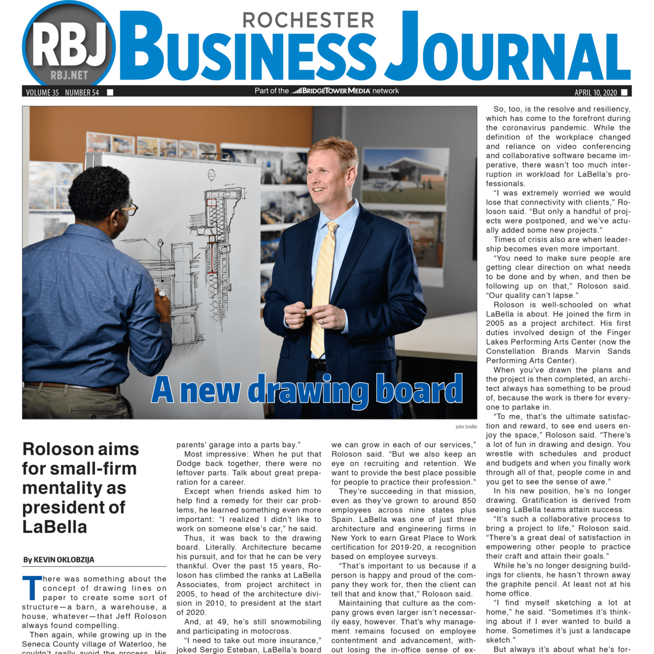 LaBella President Jeff Roloson Featured in the Rochester Business ...