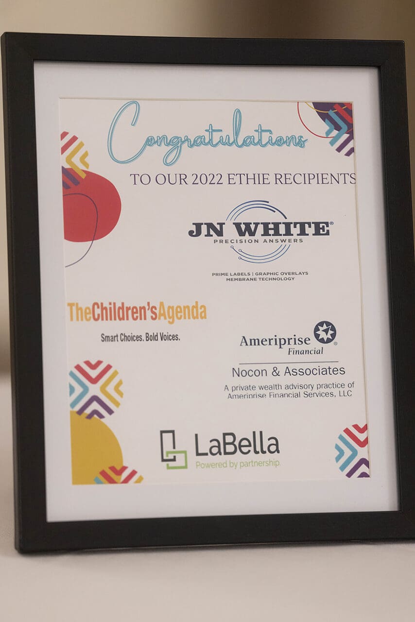 LaBella Celebrates 2022 ETHIE Award! - LaBella