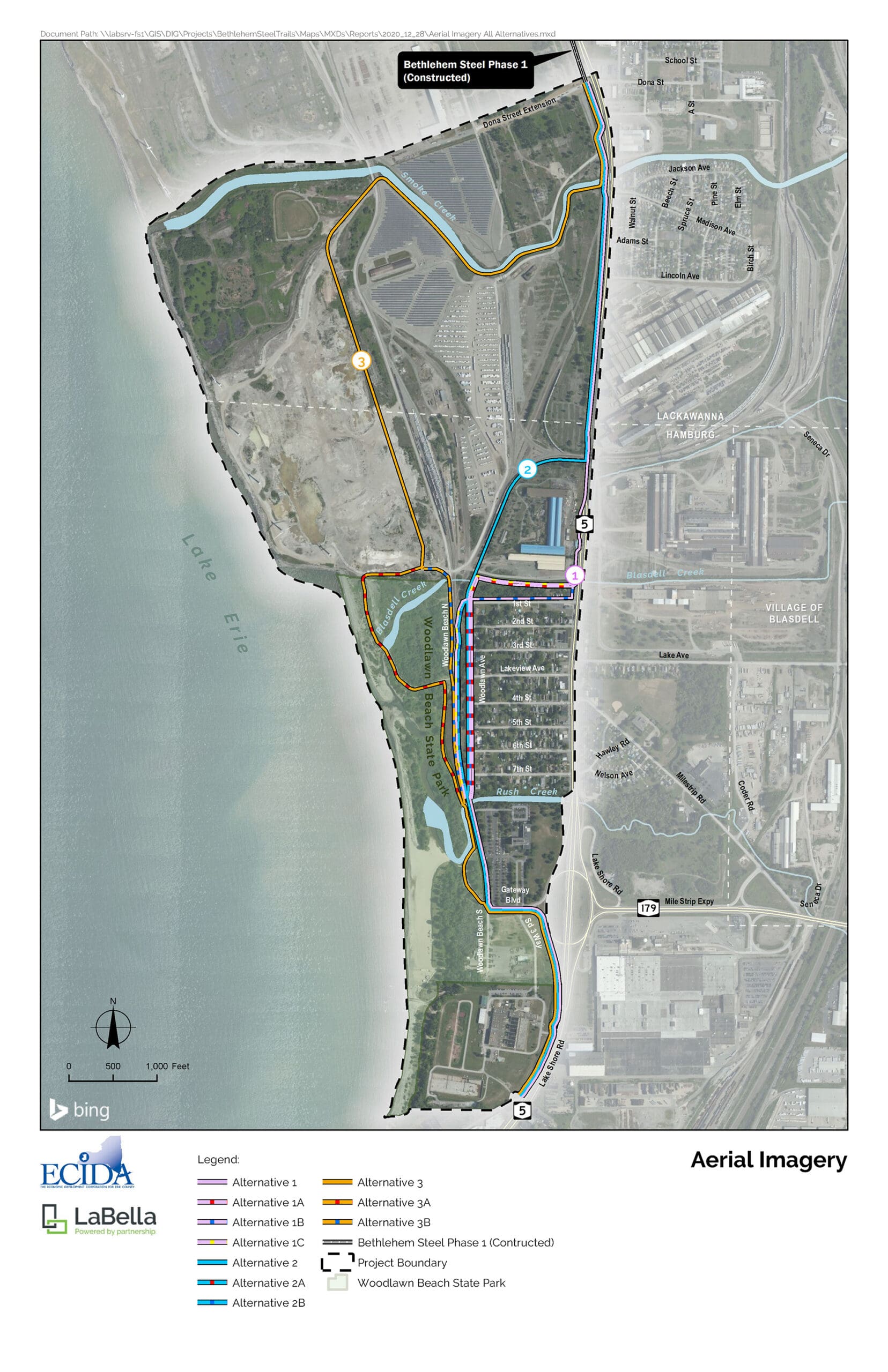 Bethlehem Steel-Woodlawn Beach Shoreline Trail Master Plan - LaBella